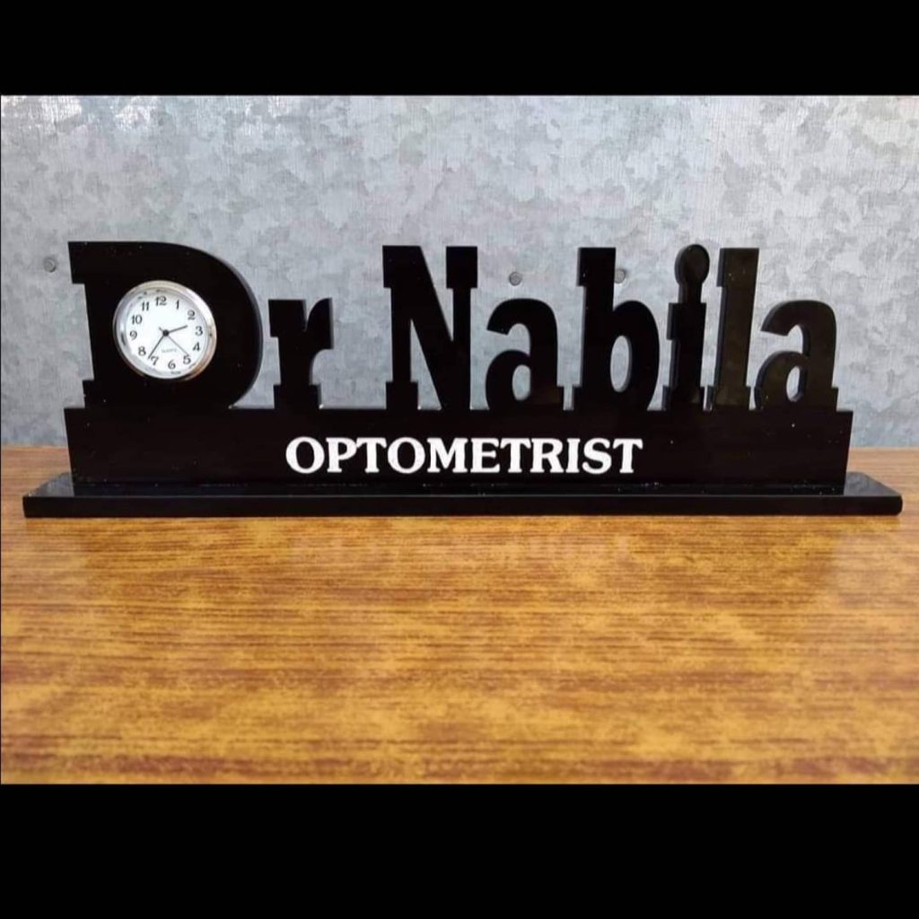 CUSTOMIZED NAME CLOCK - Customize Gifts Lahore