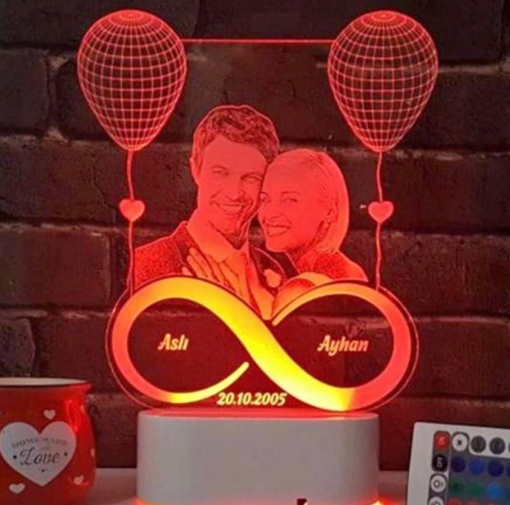 CUSTOMIZE PICTURE LED LAMP - Customize Gifts Lahore